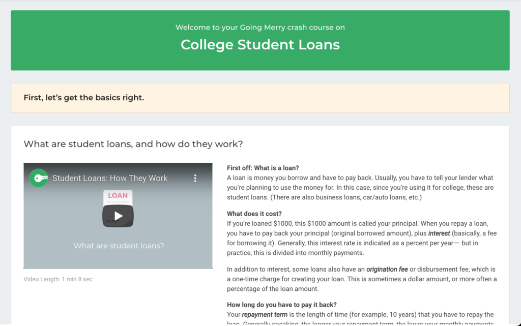 How to use Going Merry | Find and apply for college scholarships